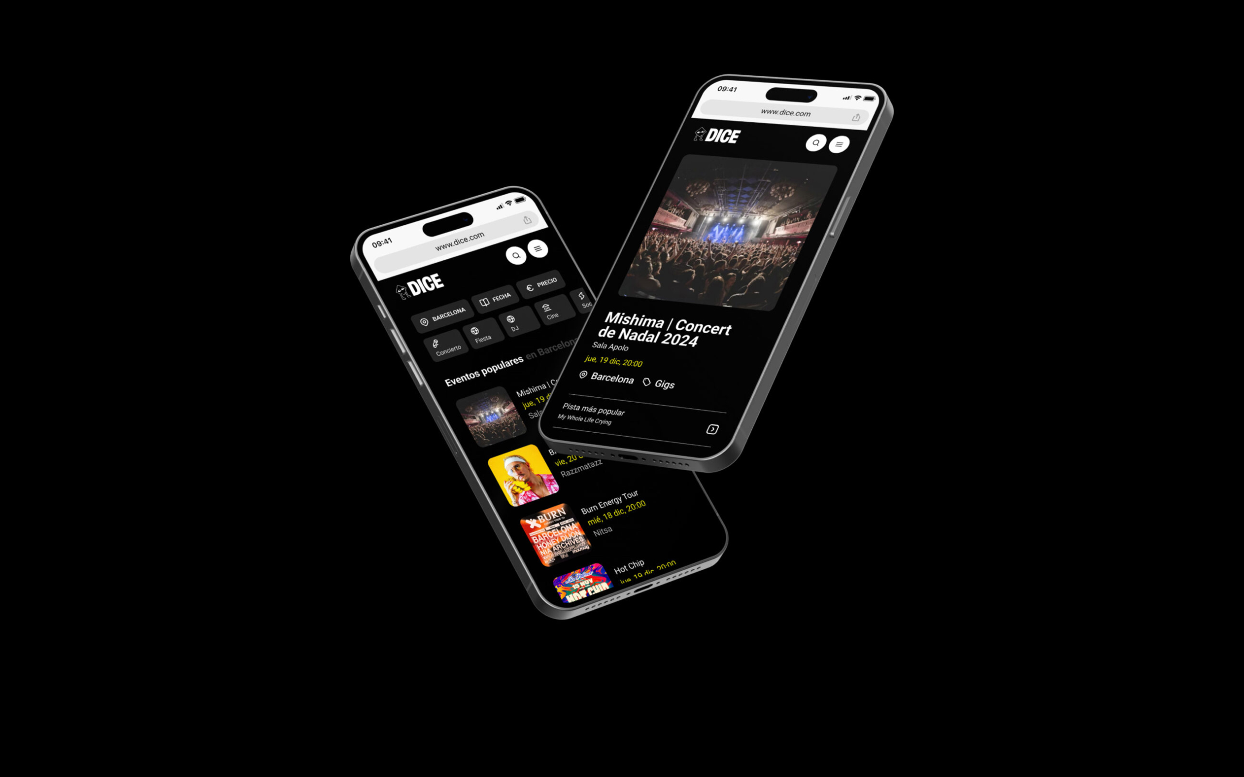 UX/UI Design — DICE — Ángel Guillén — Digital Graphic & UX/UI Designer